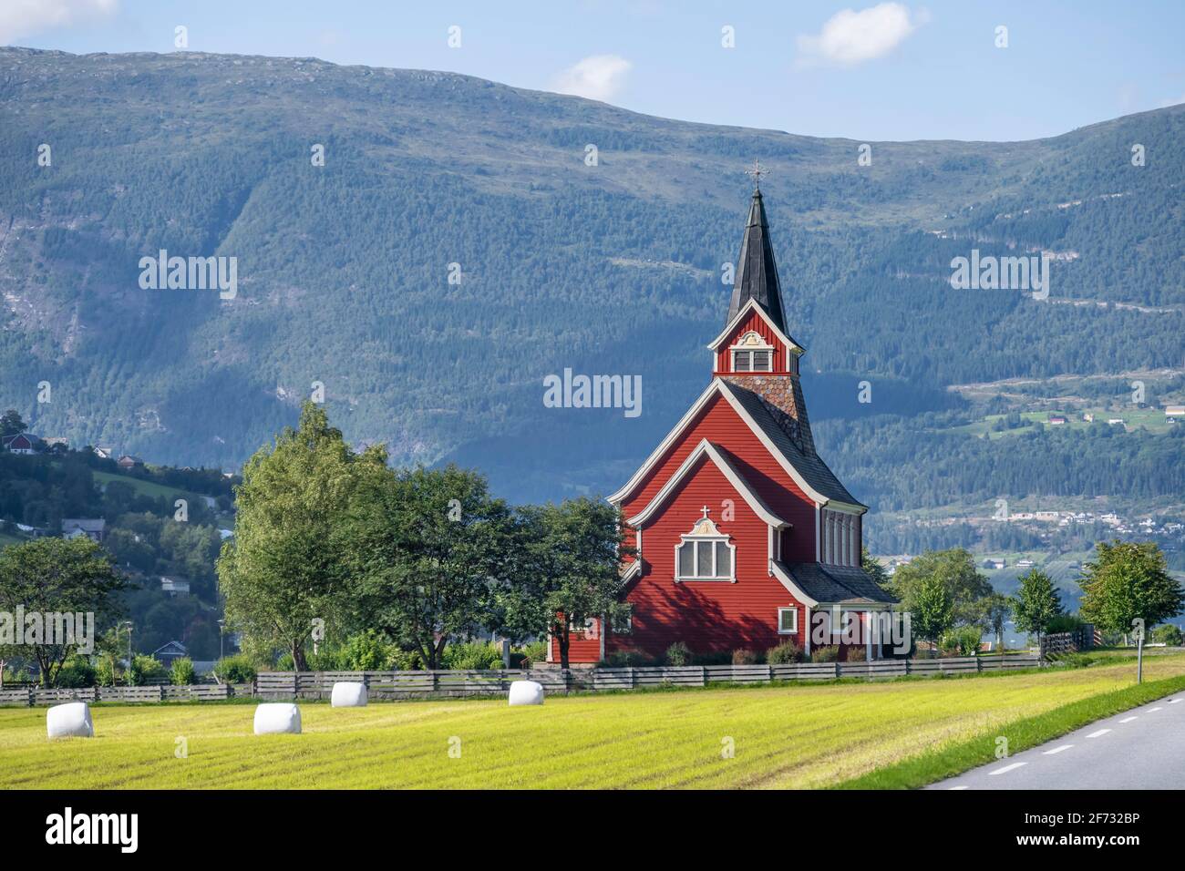 New Olden Church, Olden, Stryn, Vestland, Norway Stock Photo - Alamy