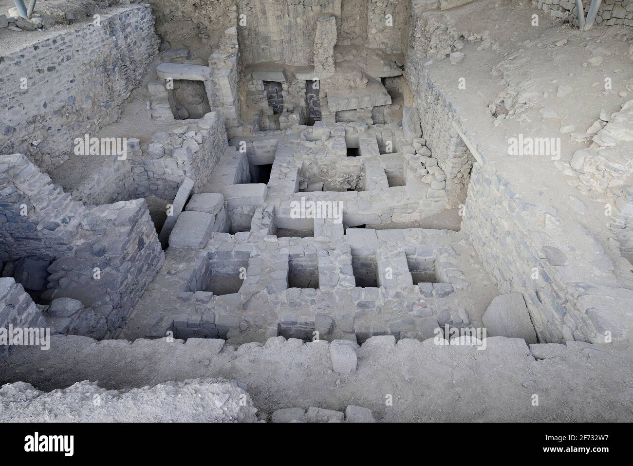Ruins of the Wari culture, near Ayacucho, Huamanga province, Peru Stock ...