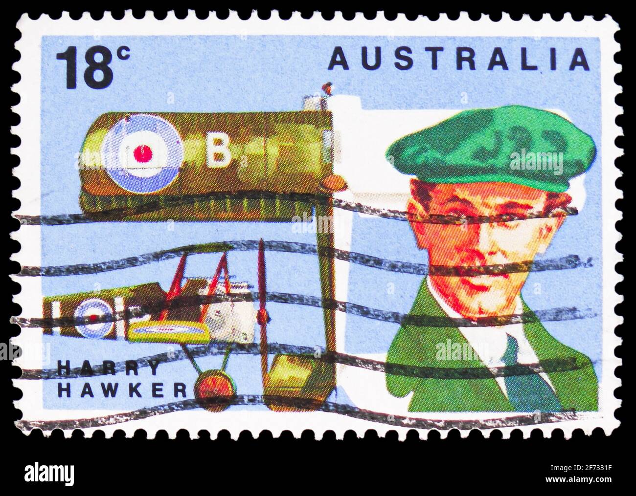 MOSCOW, RUSSIA - JANUARY 12, 2021: Postage stamp printed in Australia ...