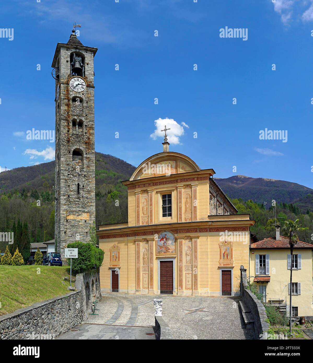 Church st george portofino liguria italy hi-res stock photography and ...