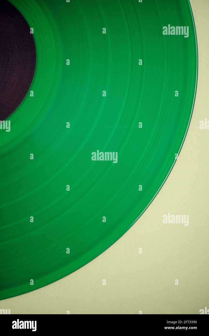 Green vinyl hi-res stock photography and images - Alamy