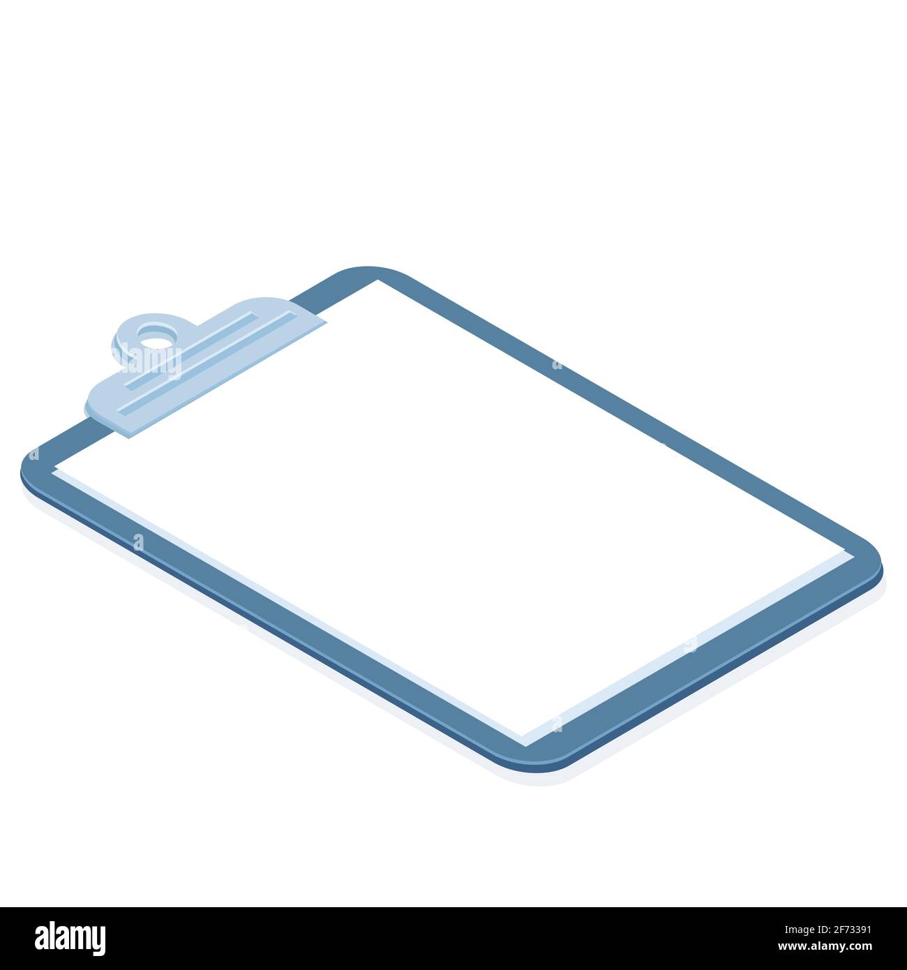 Cartoon isolated object paper document clipboard Stock Vector Image ...