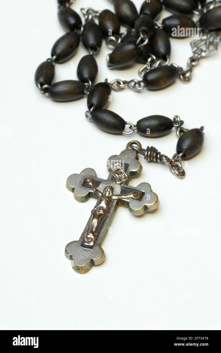 Rosary, crucifix, cross, Jesus cross, rosary chain Stock Photo - Alamy
