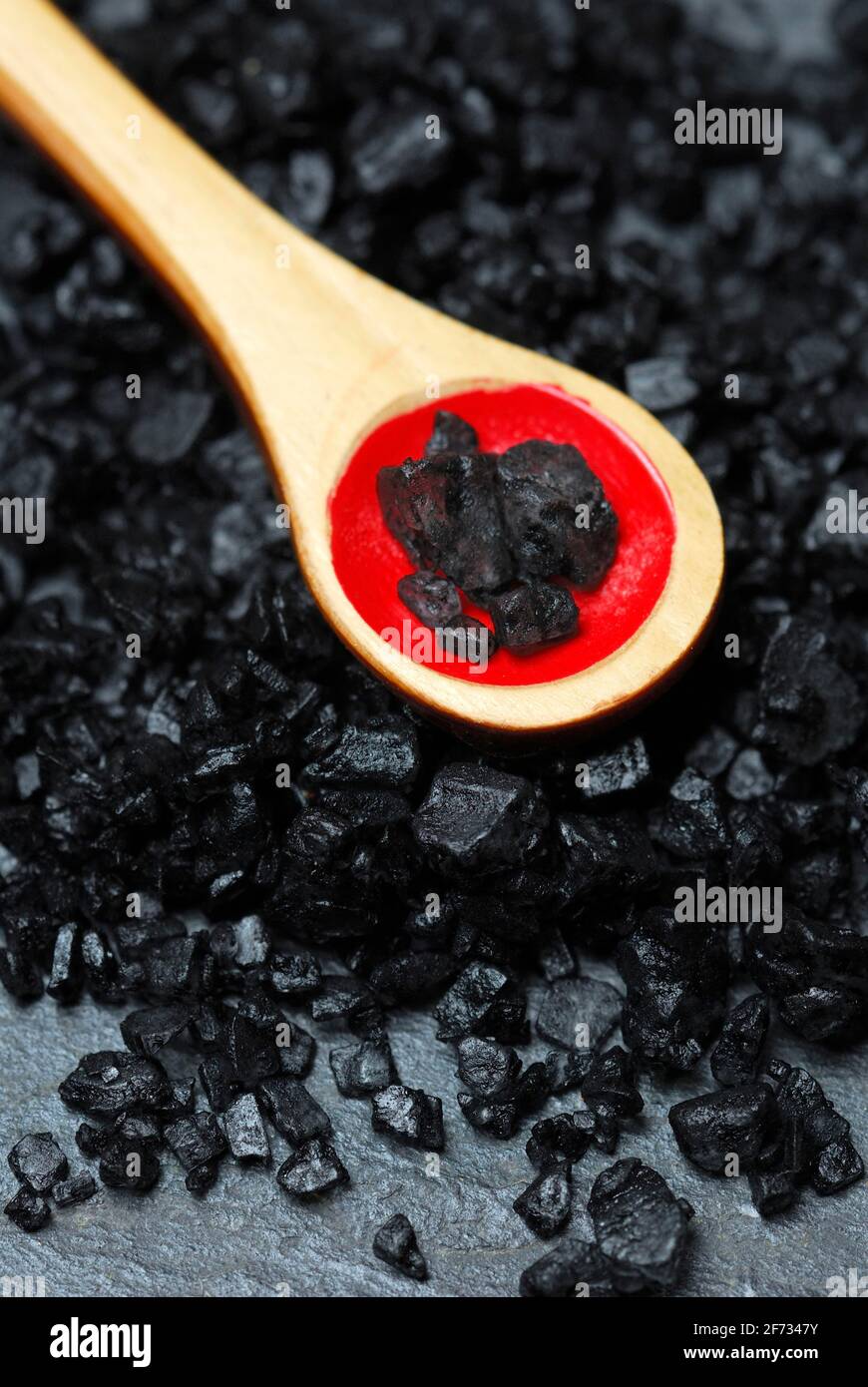 Black Hawaiian salt, lava salt, sea salt with activated carbon, salt ...