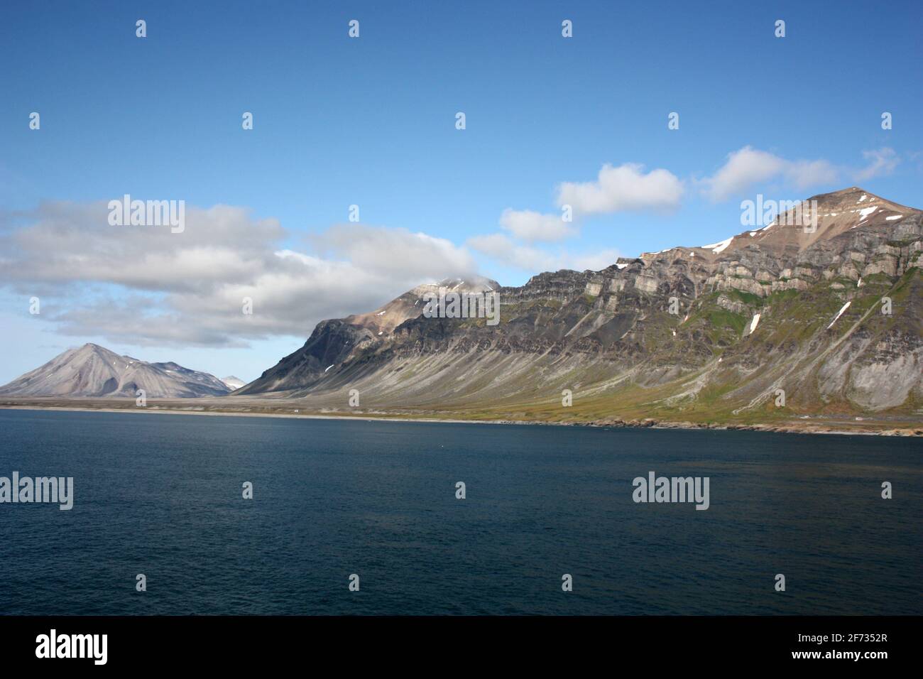 Landscape in Bellsund of Svalbard, Norway Stock Photo - Alamy