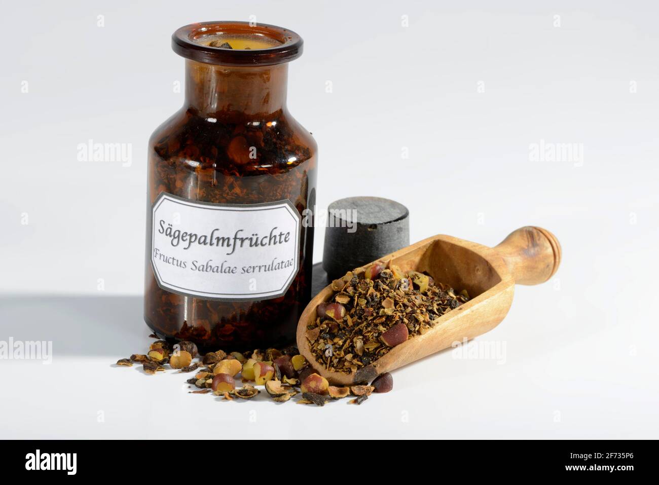Saw palmettos (Serenoa repens) (Sabal serrulata) (Fructus Sabalae ...