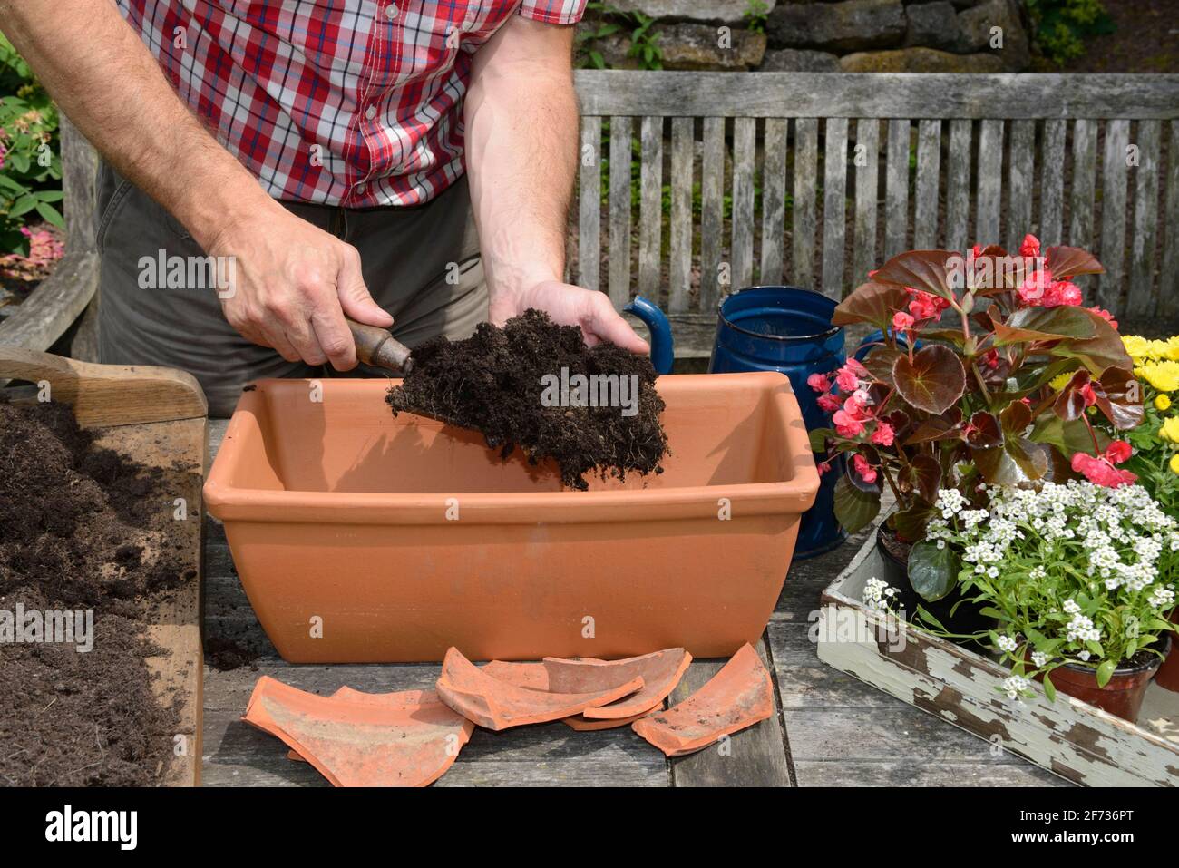 Filling In Potting Soil High Resolution Stock Photography and Images ...