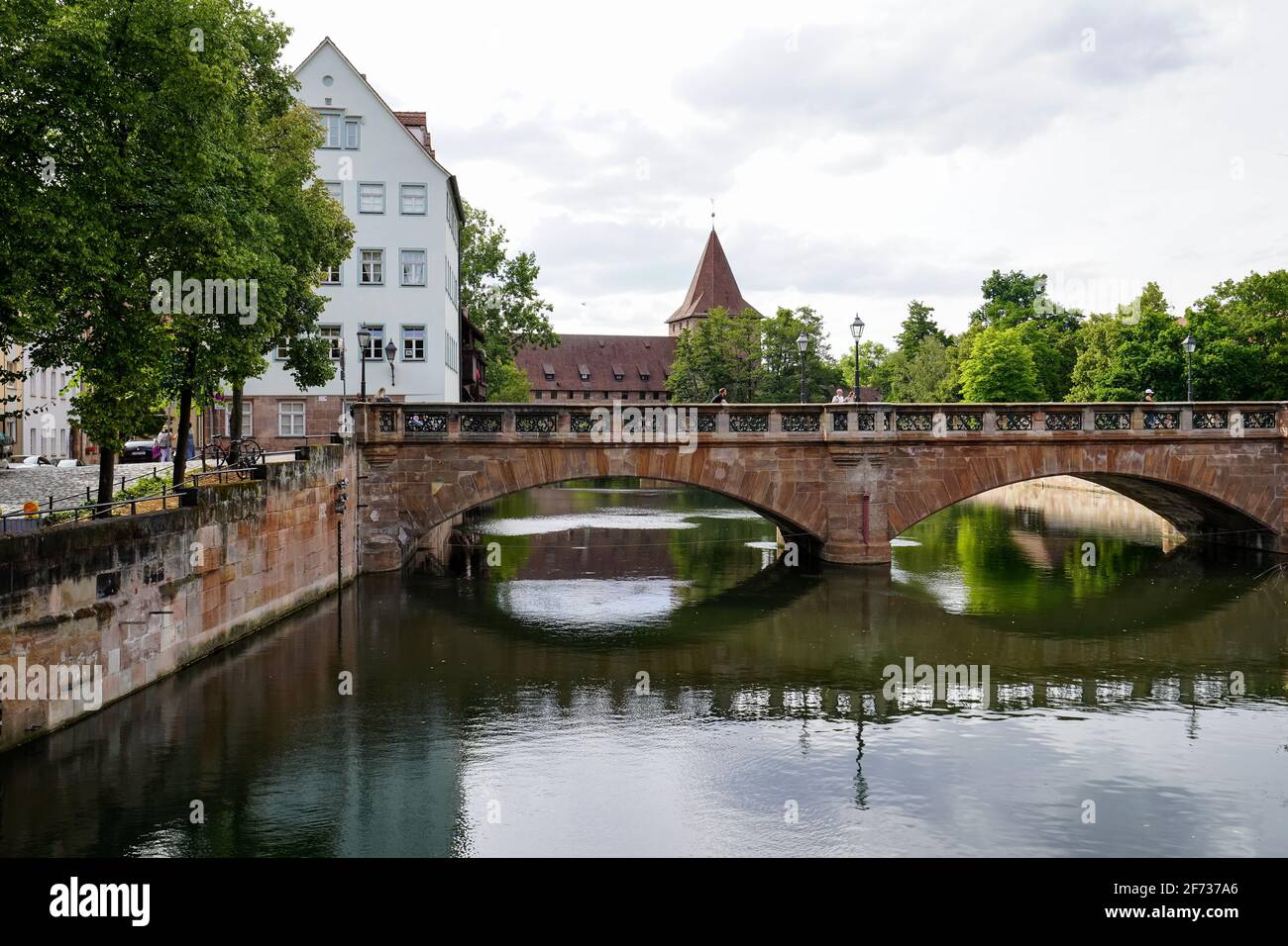 Beautiful Old Town of Nurnberg/Nuremberg in Germany Stock Photo - Alamy