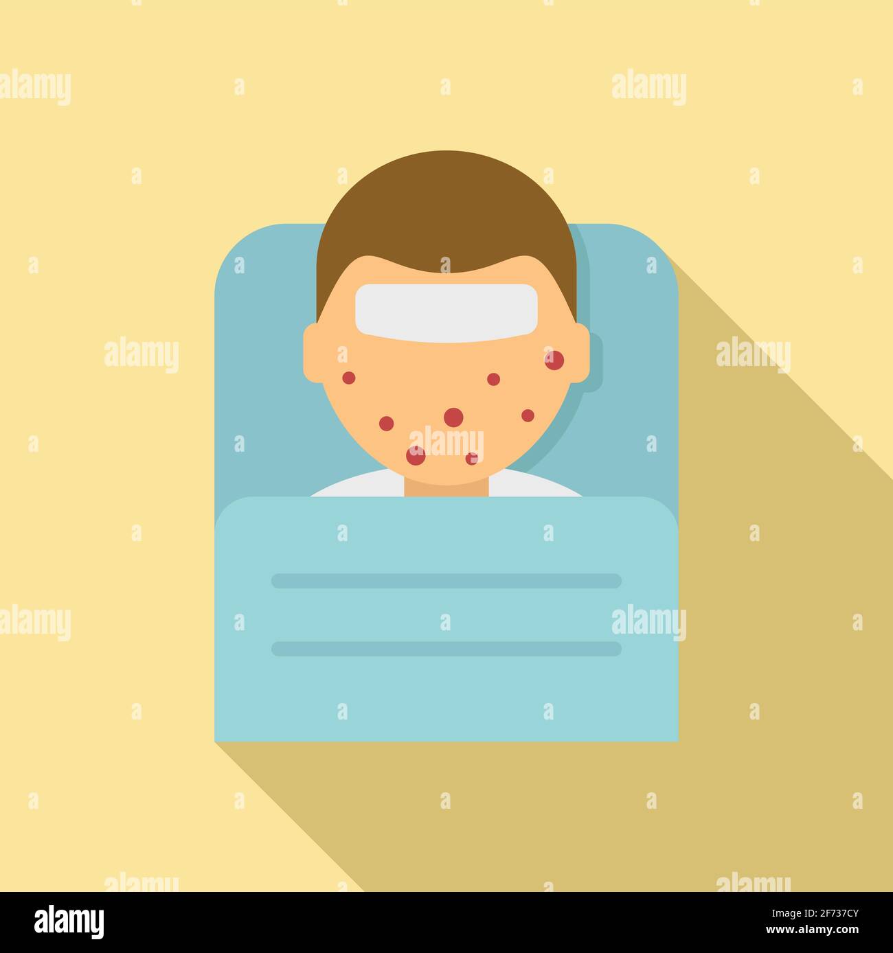 Measles vaccination child Stock Vector Images - Alamy