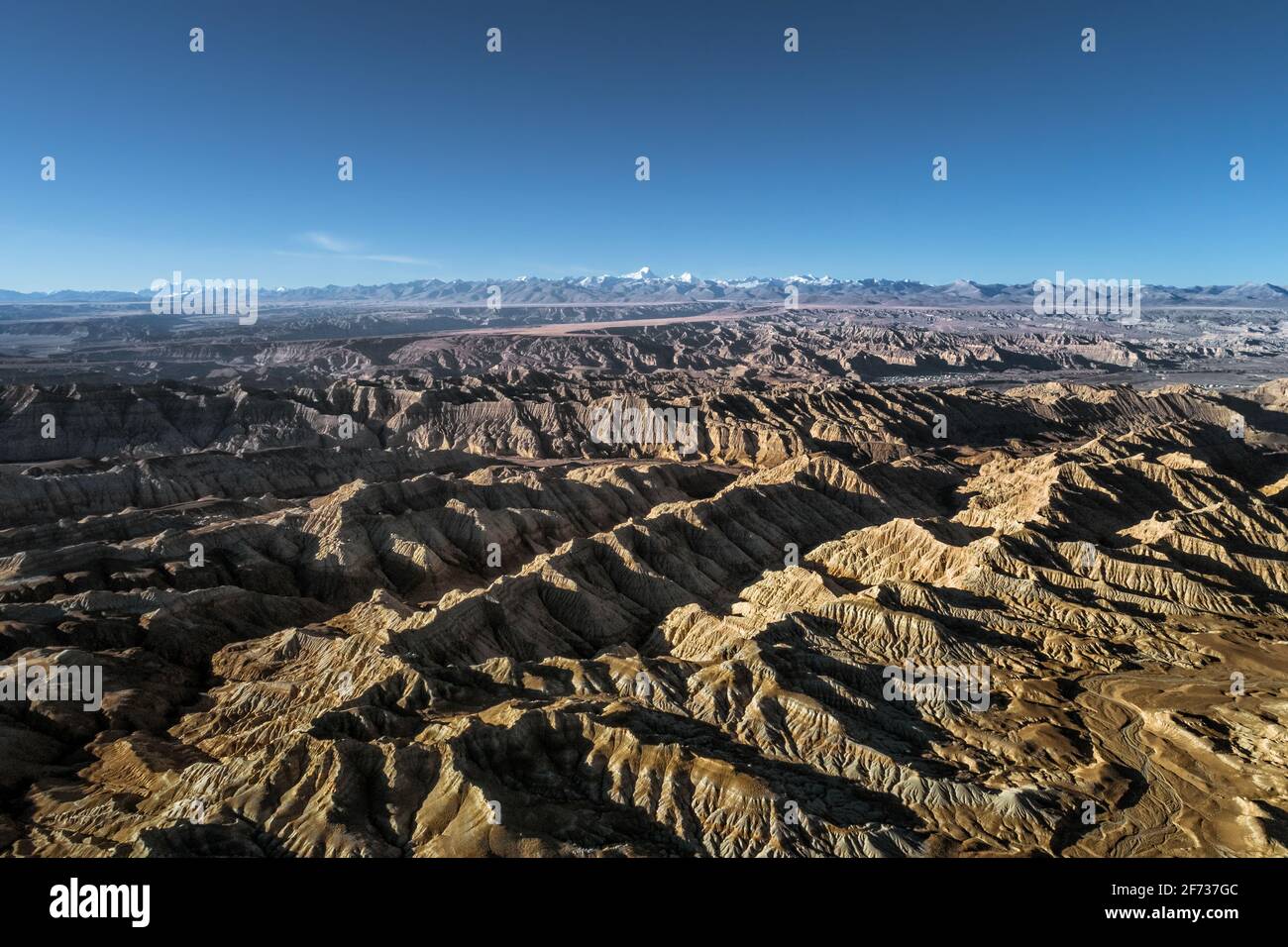 Aerial photography of Zanda soil forest natural scenery Stock Photo - Alamy