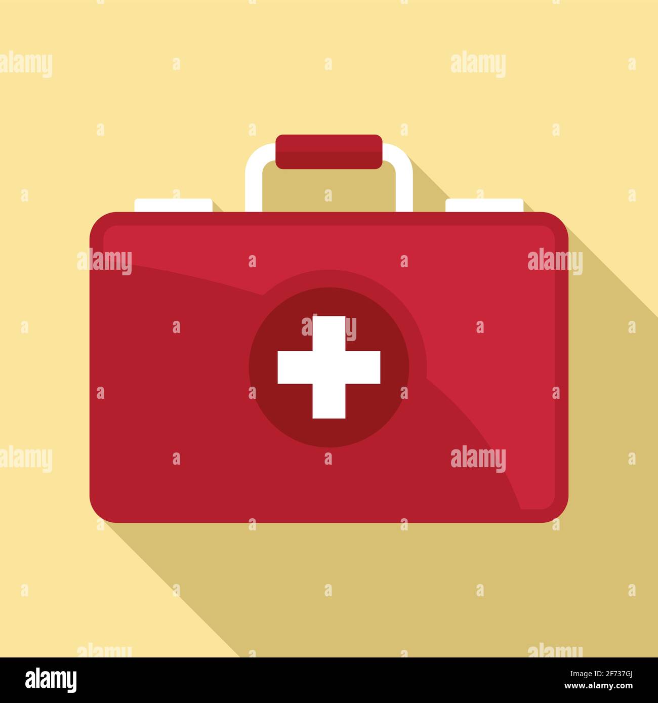 First medical aid kit icon, flat style Stock Vector Image & Art - Alamy