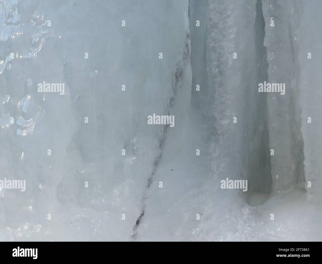 Curtains made of ice Stock Photo - Alamy