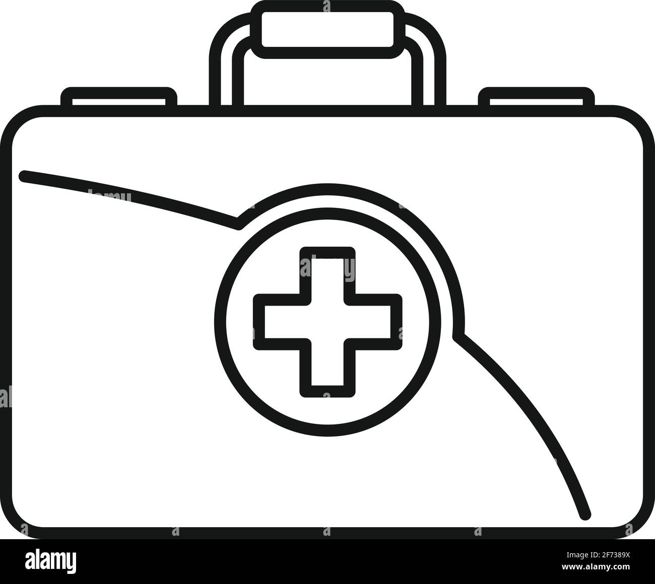 First medical aid kit icon, outline style Stock Vector Image & Art - Alamy