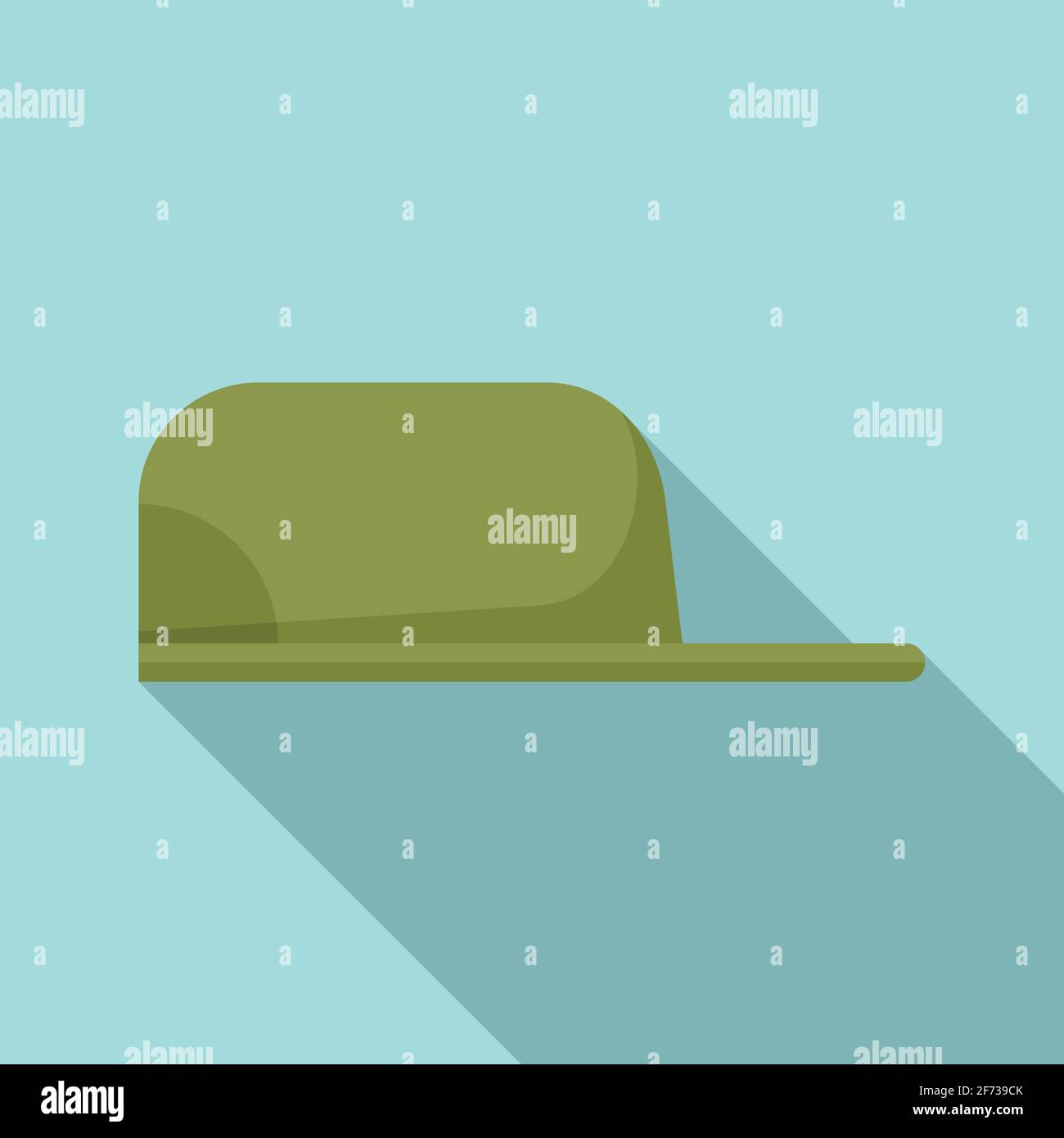 Fisherman baseball cap icon, flat style Stock Vector Image & Art - Alamy