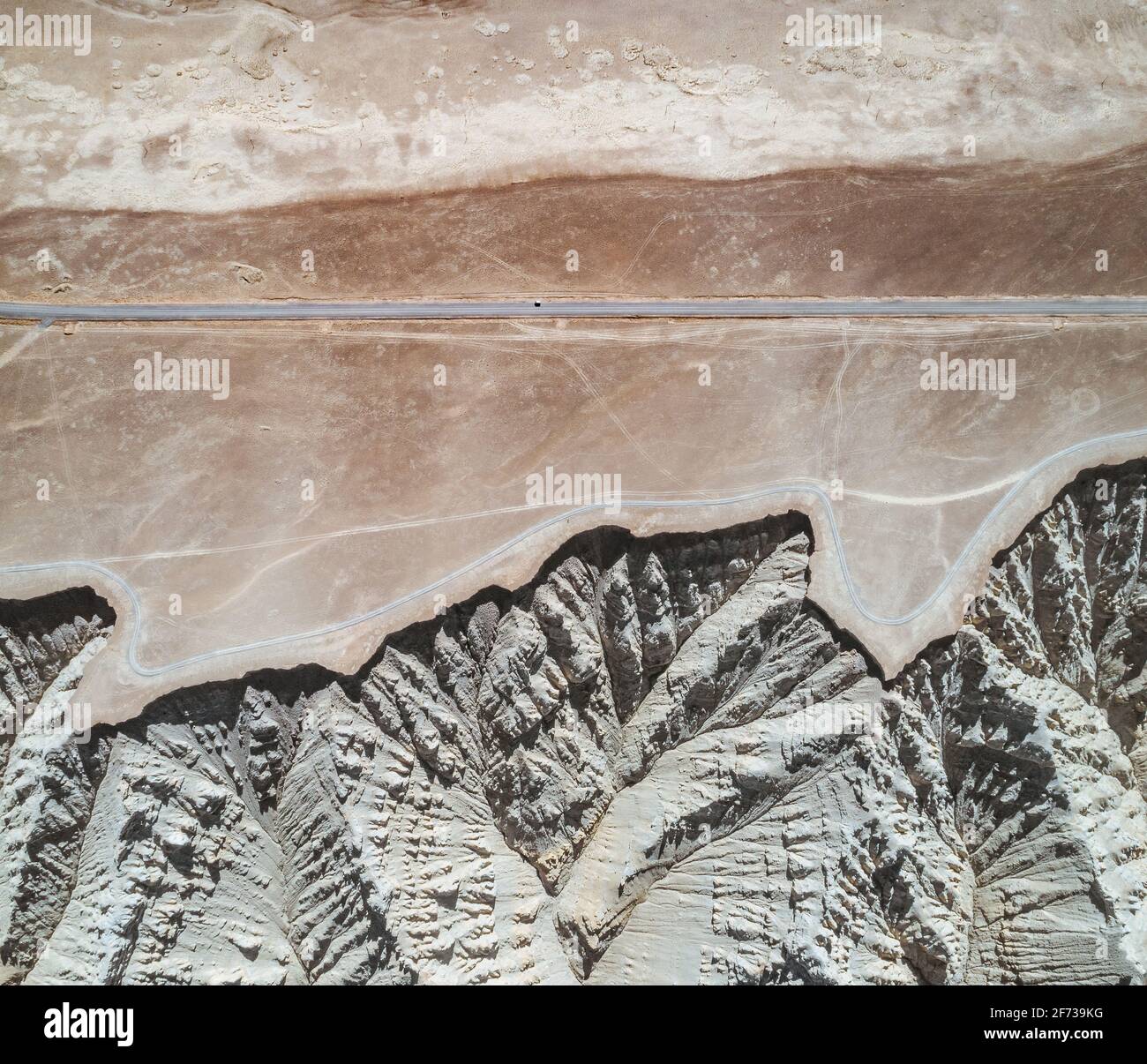 Aerial photography of Zanda soil forest natural scenery Stock Photo - Alamy