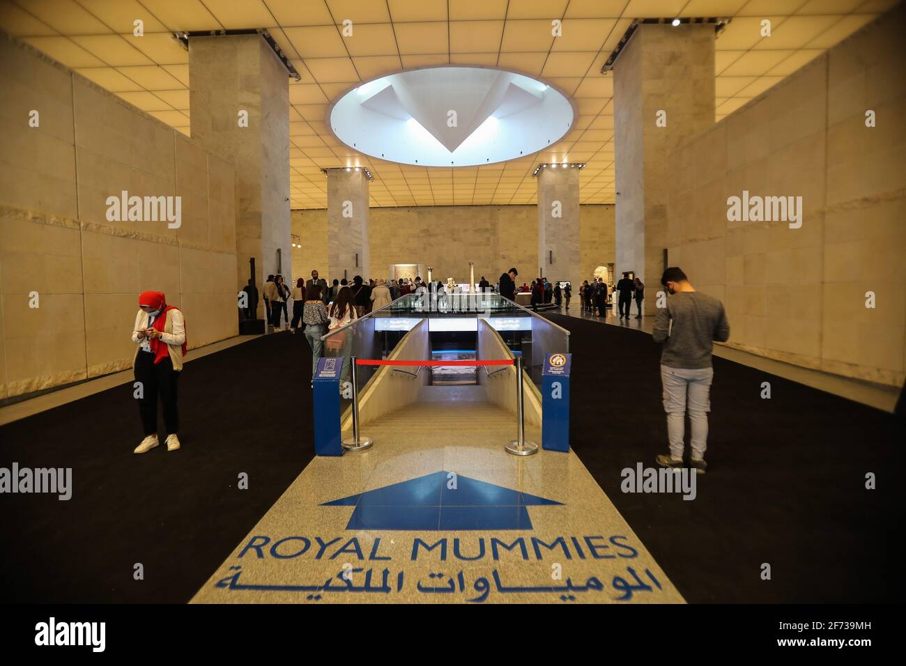 Cairo, Egypt. 04th Apr, 2021. A general view of the main entrance to ...