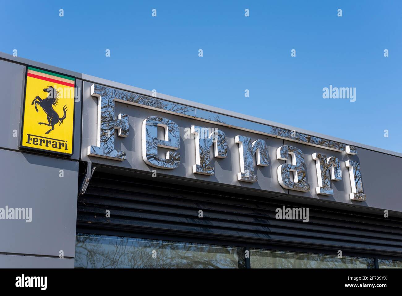 Ferrari showroom hi-res stock photography and images - Alamy