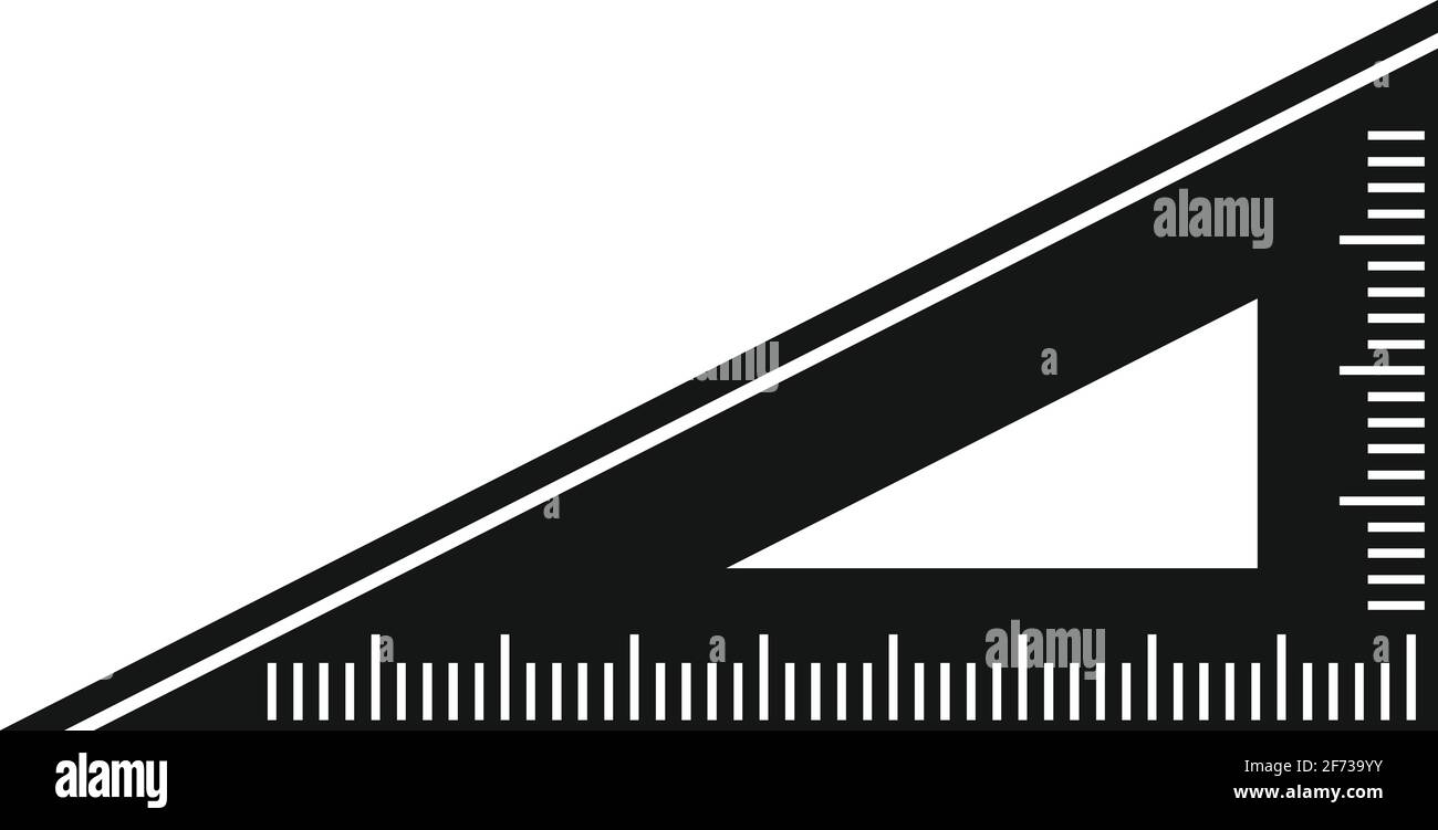 Angle ruler icon, simple style Stock Vector Image & Art - Alamy