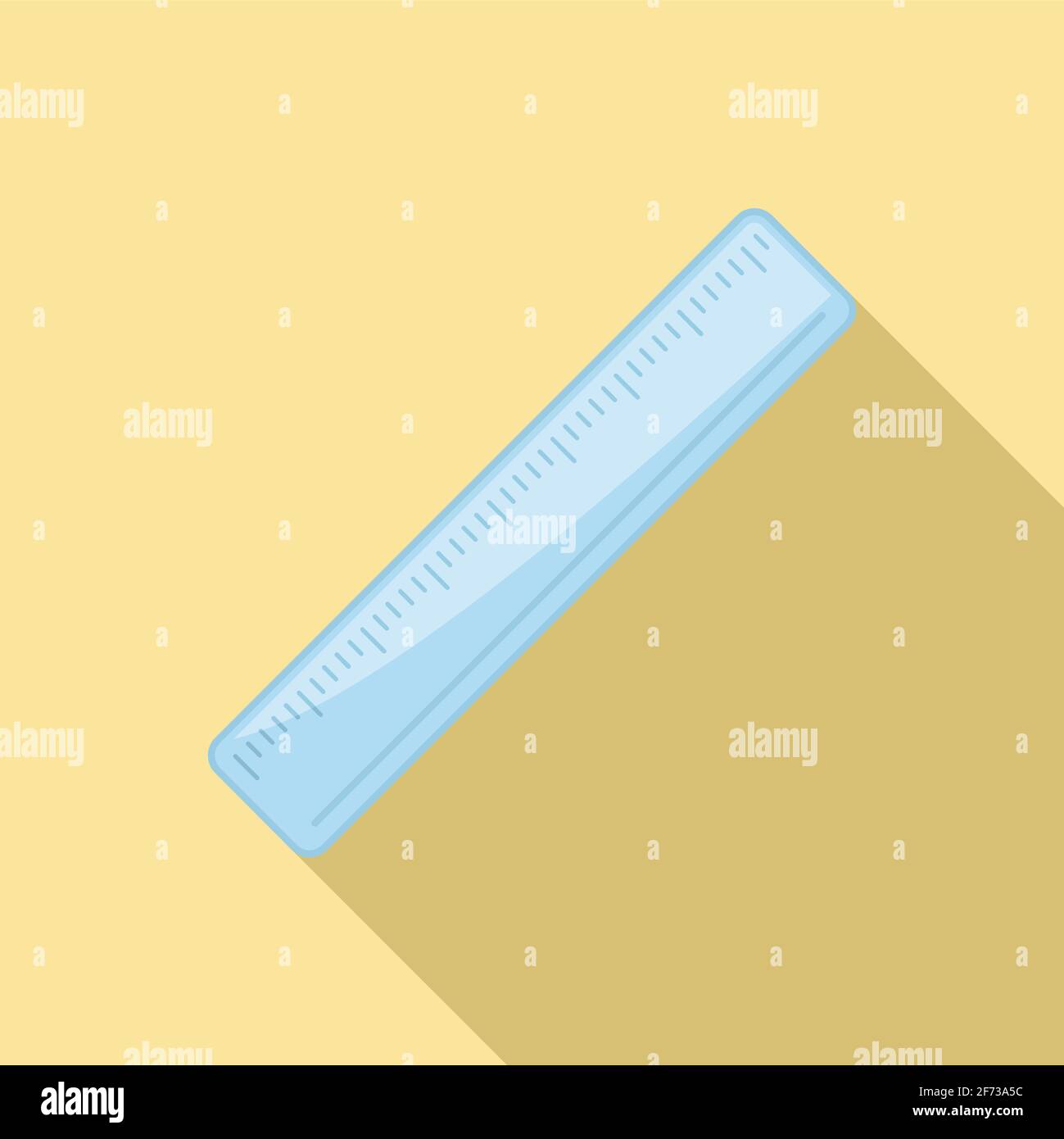 Pencil rule protractor Stock Vector Images - Alamy