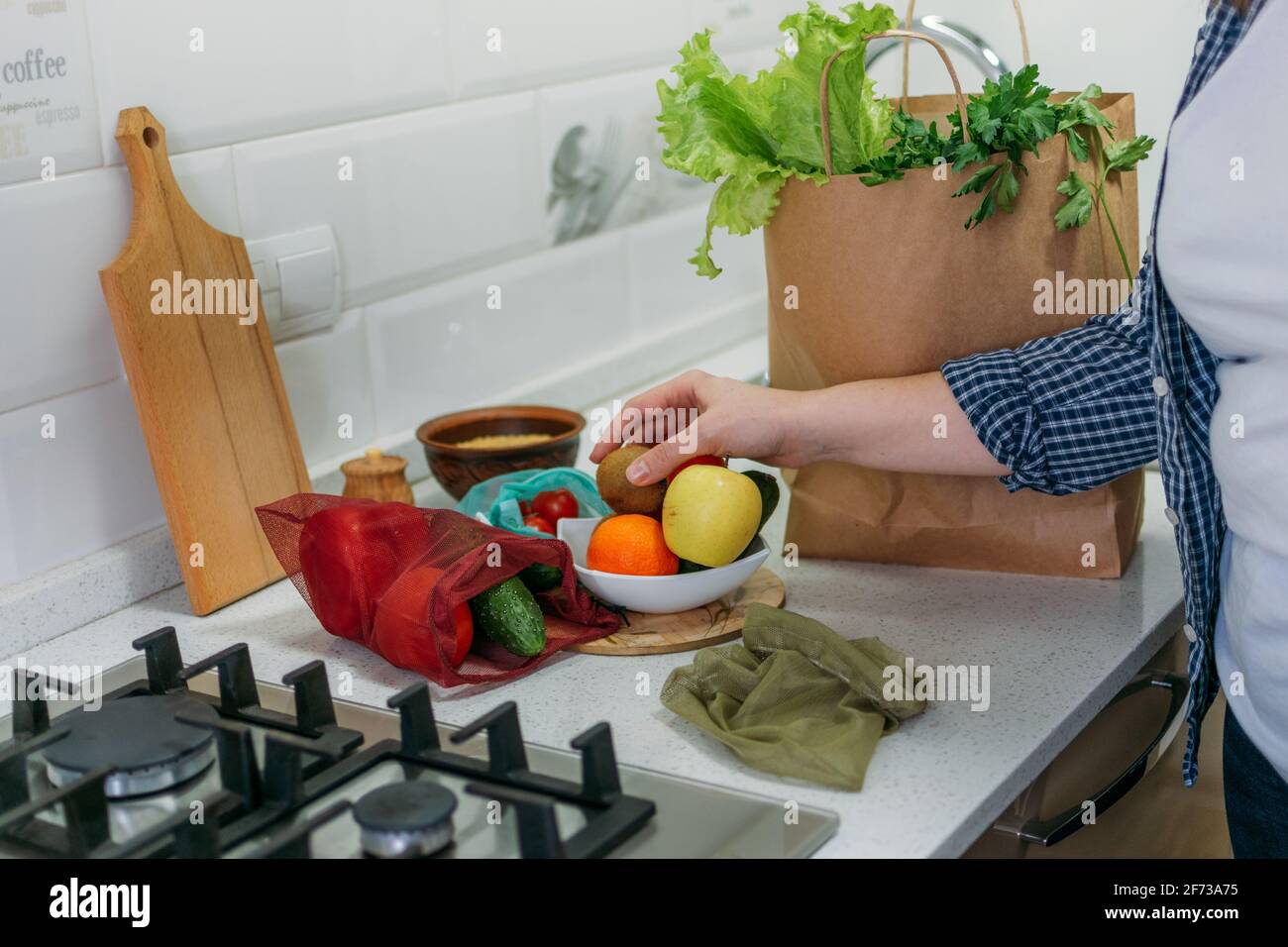 Food shopping, food e-commerce, home cooking, online grocery, supply ...