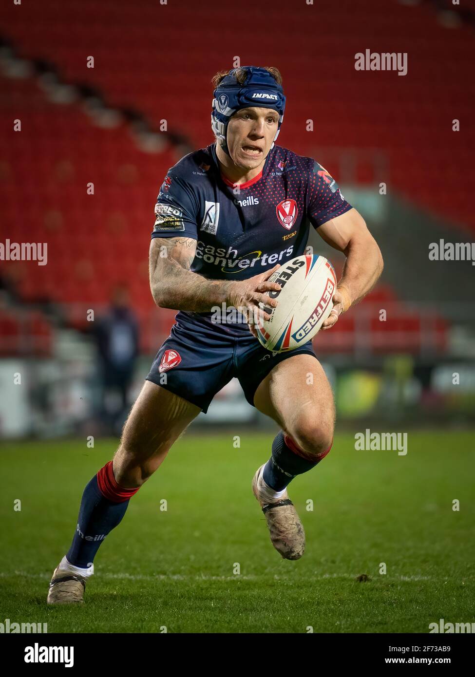 Hull KR vs St Helens St. Helens's Theo Fages in action during todays ...