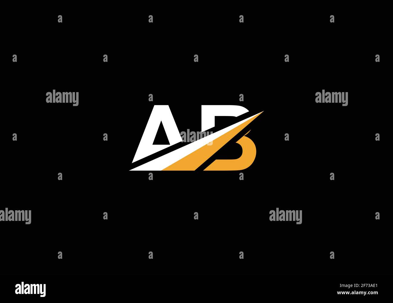 Initial Monogram Letter AB Logo Design Vector Template Stock Vector Image & Art - Alamy