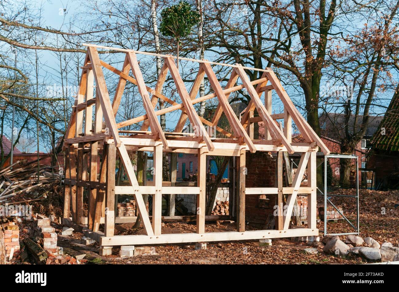 Traditional timber construction house hi-res stock photography and ...