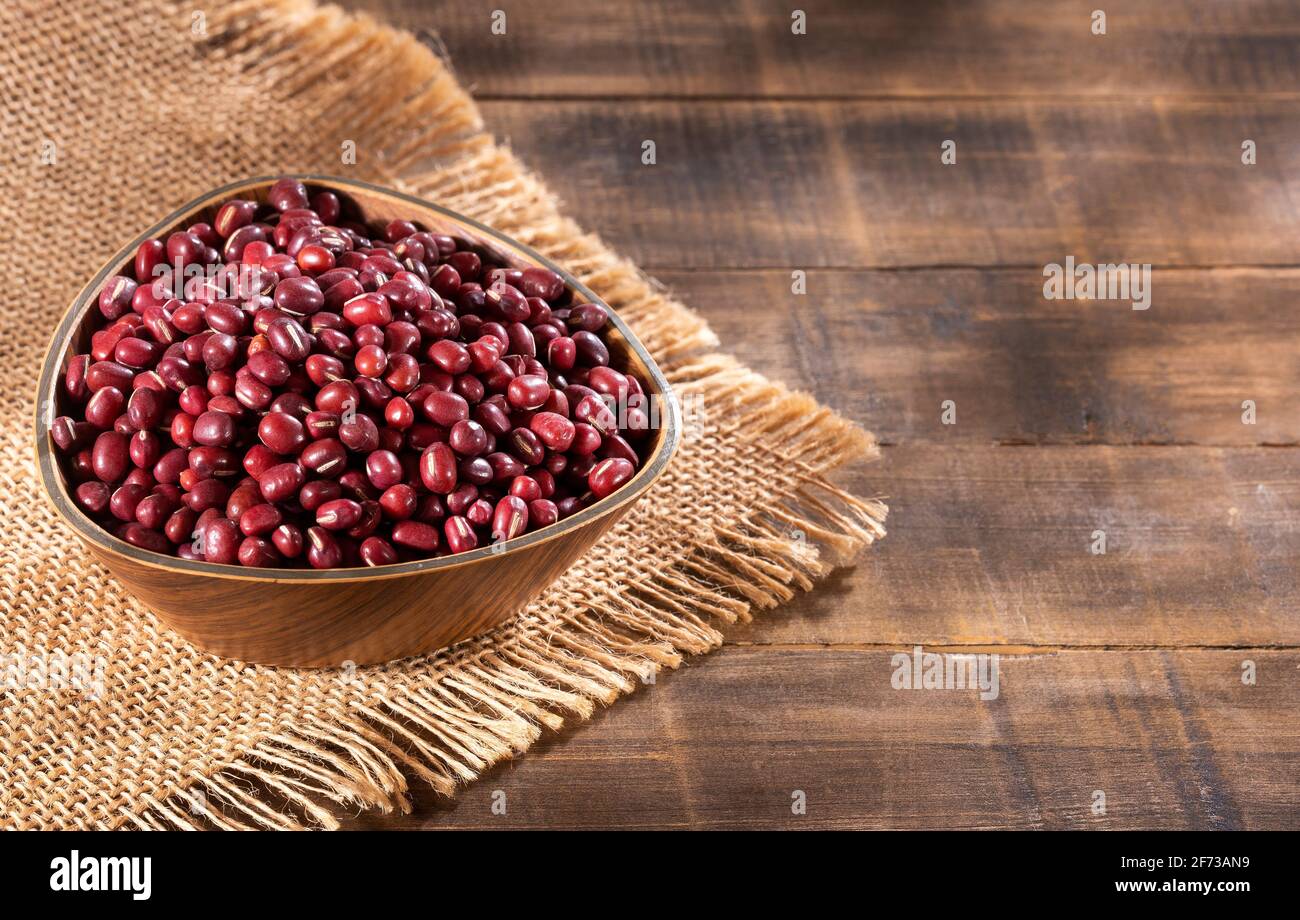 Red Bean Adzuki - Vigna angularis Stock Photo - Alamy