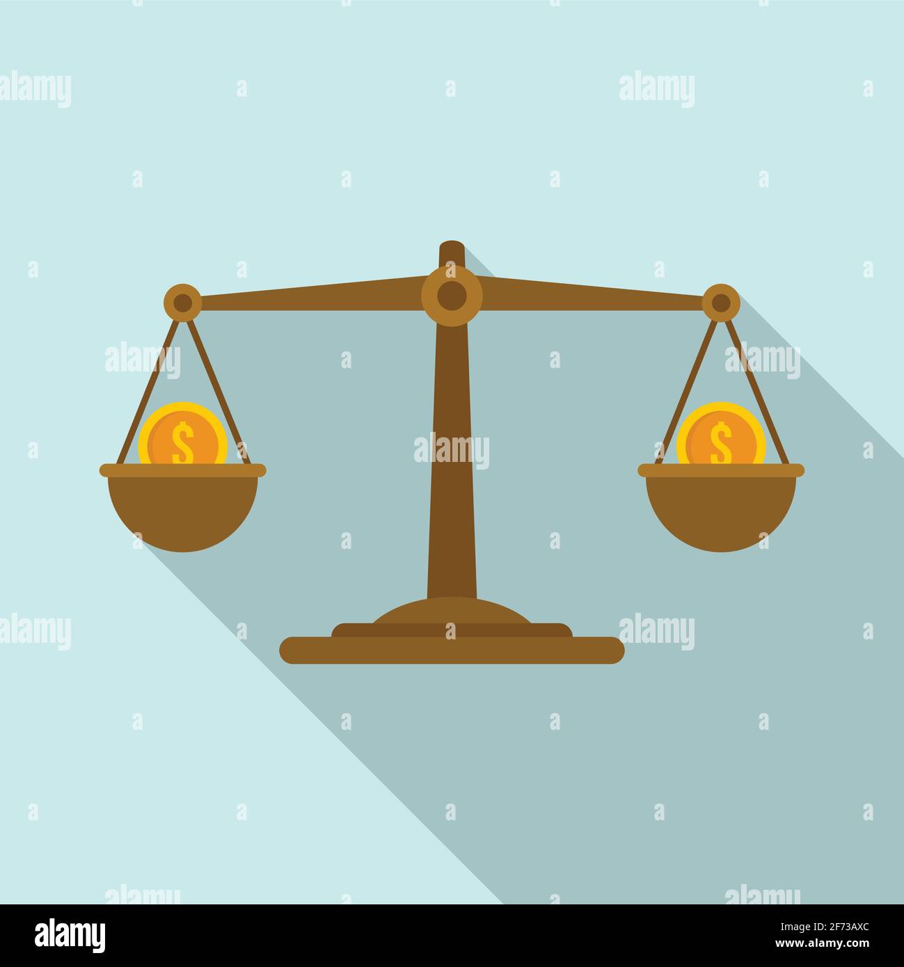 Money scales bribery icon, flat style Stock Vector Image & Art - Alamy