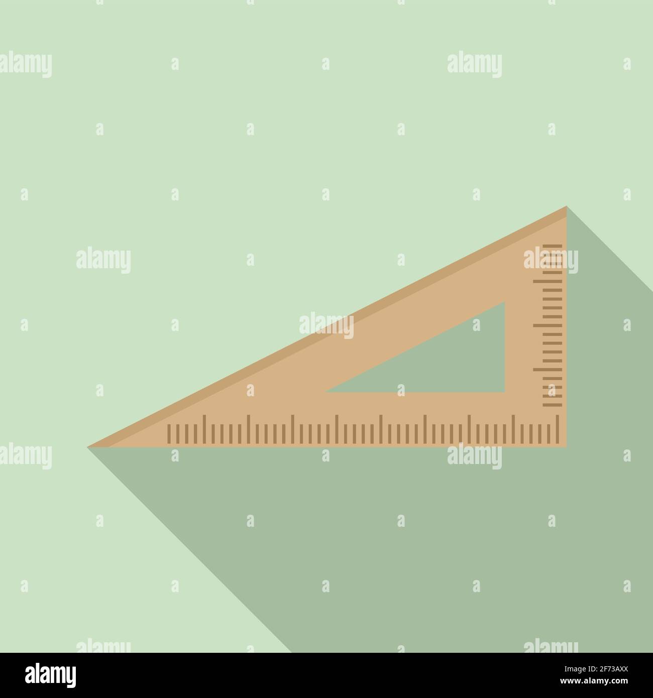 Angle ruler icon, flat style Stock Vector Image & Art - Alamy