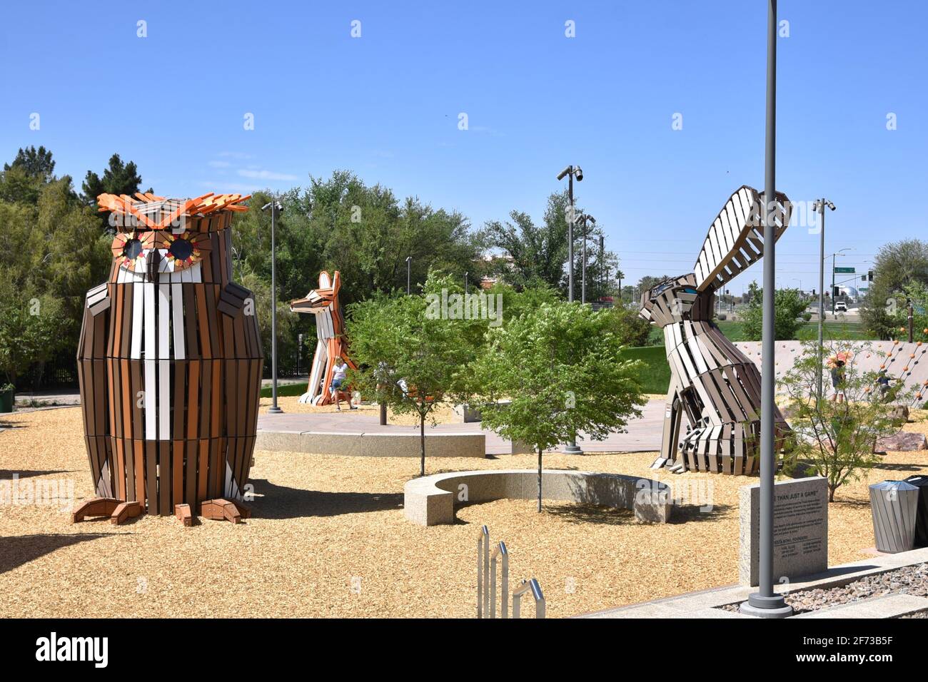 Playground at Margret T Hance Park in Phoenix Arizona Stock Photo - Alamy