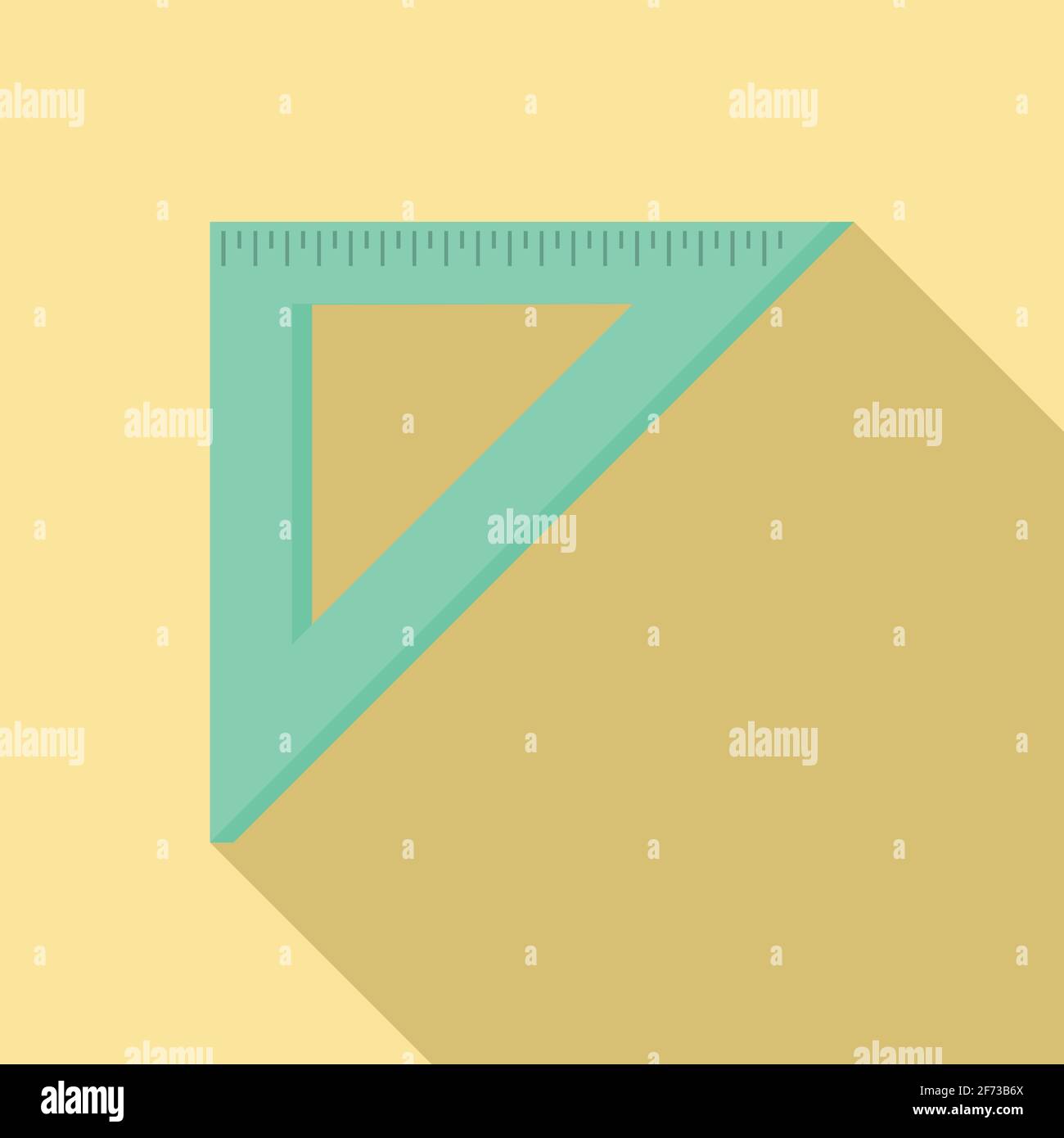 Angle metric ruler icon, flat style Stock Vector Image & Art - Alamy