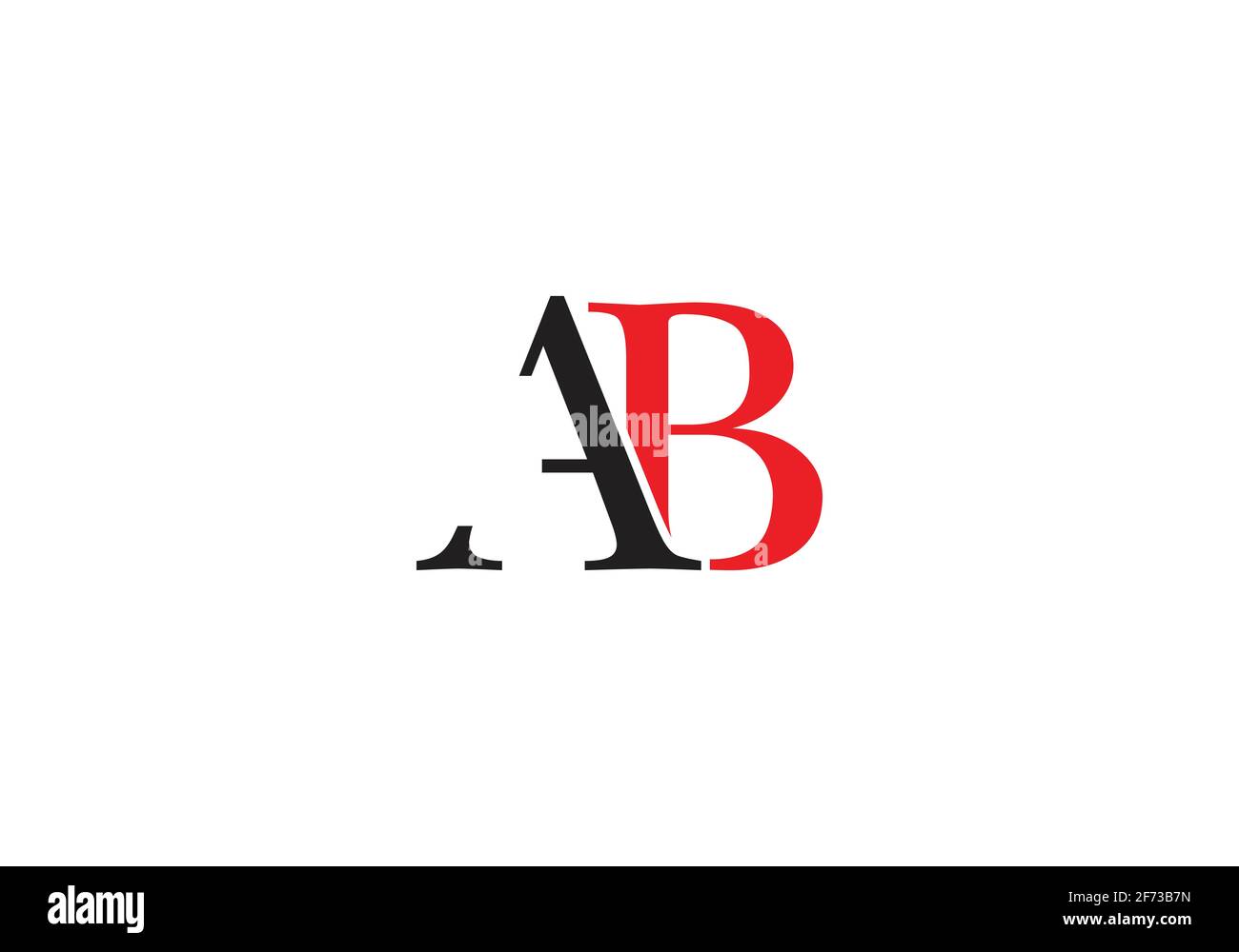 Initial Monogram Letter AB Logo Design Vector Template Stock Vector ...