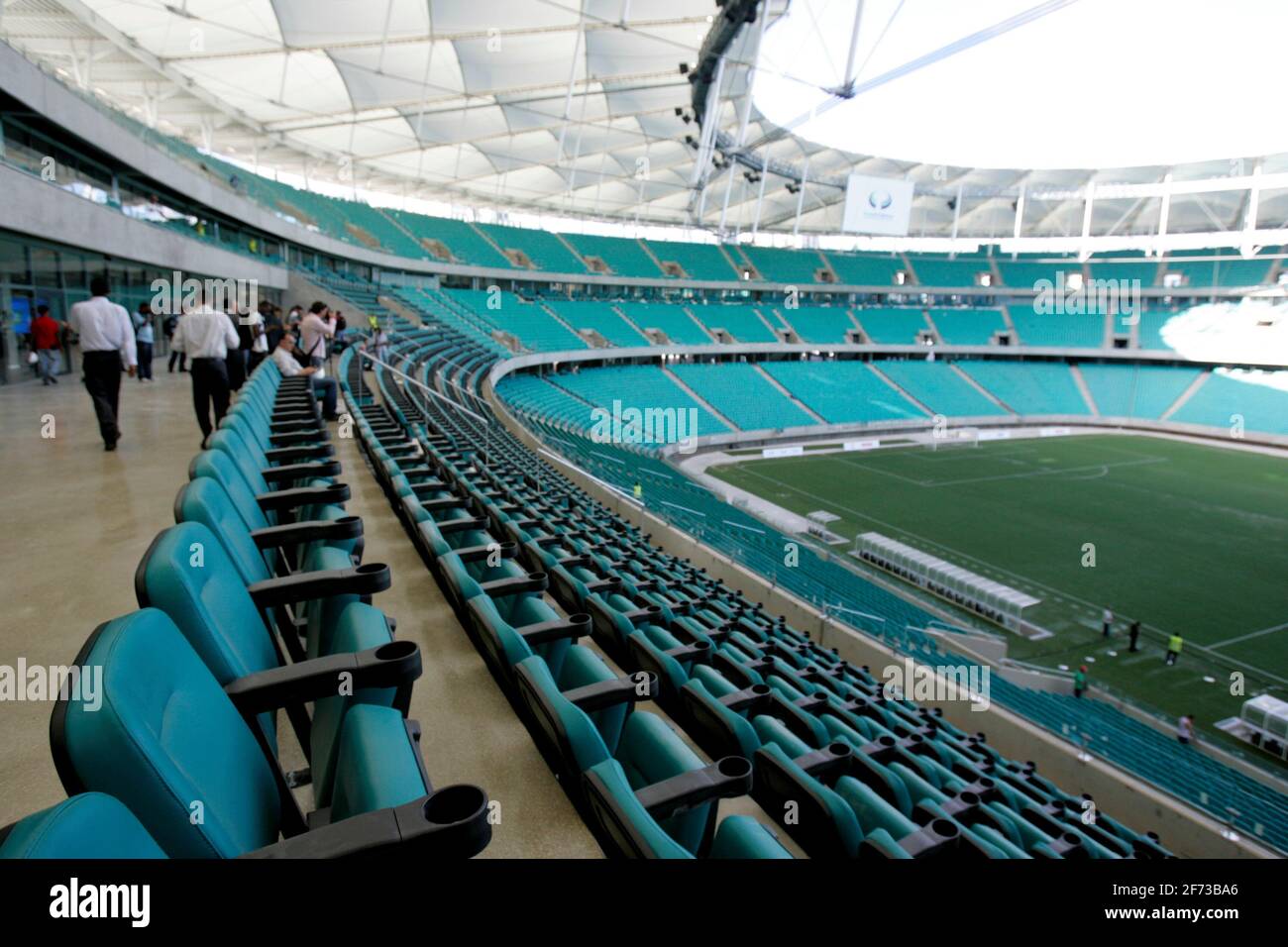 salvador, bahia / brazil - august 3, 2013: internal view of the Arena ...