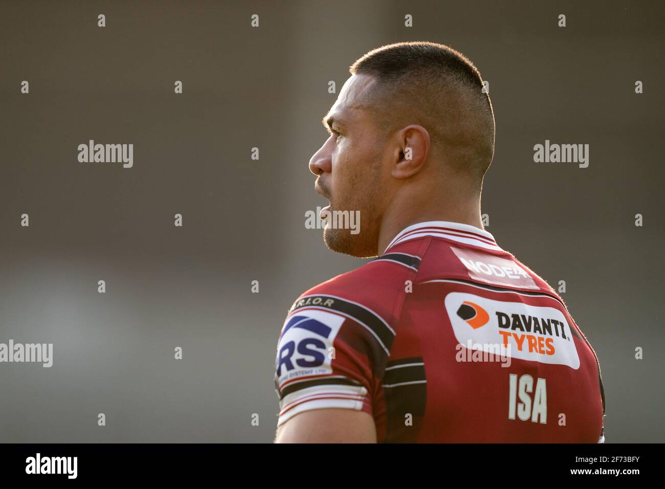 Wigan Warriors vs Wakefield Trinity Wigan Warriors's Willie Isa Stock ...