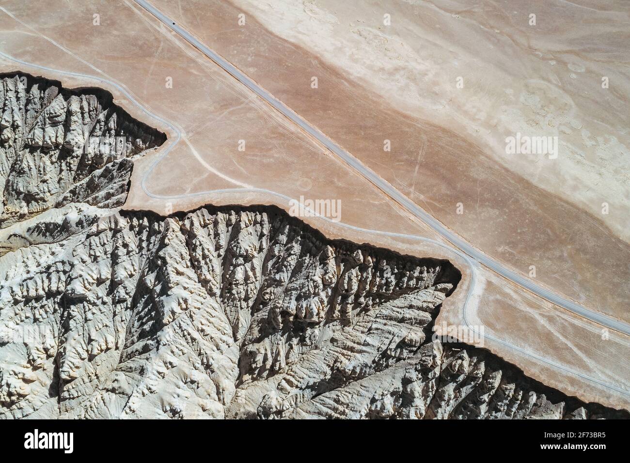 Aerial photography of Zanda soil forest natural scenery Stock Photo - Alamy