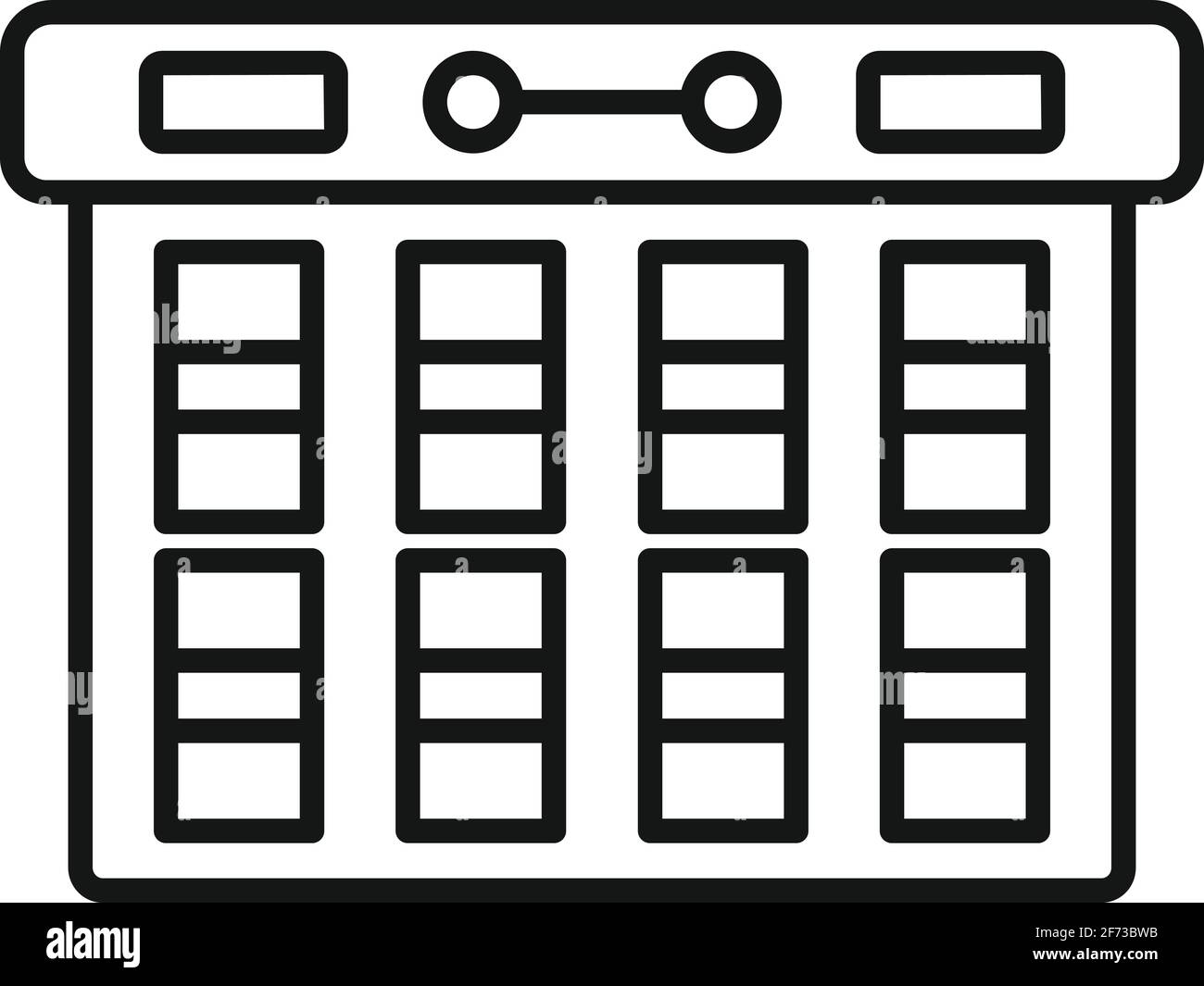 Money case icon outline Cut Out Stock Images & Pictures - Alamy