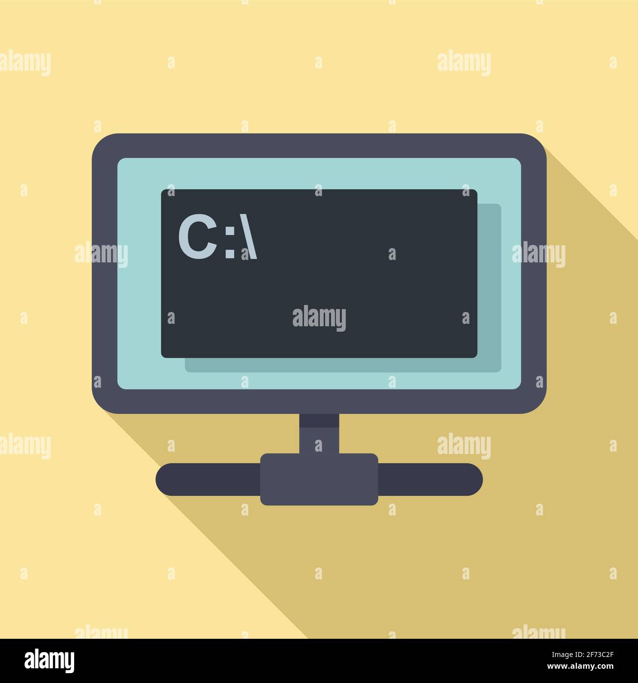 Monitor testing software icon, flat style Stock Vector Image & Art - Alamy