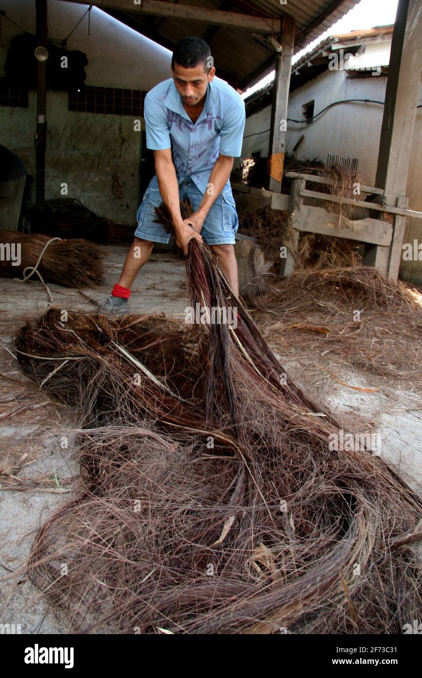 Piacava broom hi-res stock photography and images - Alamy