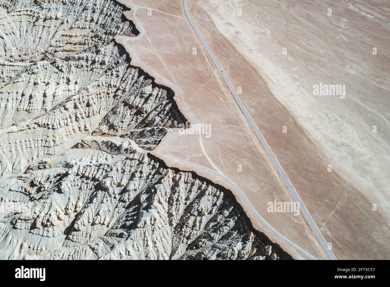 Aerial photography of Zanda soil forest natural scenery Stock Photo - Alamy