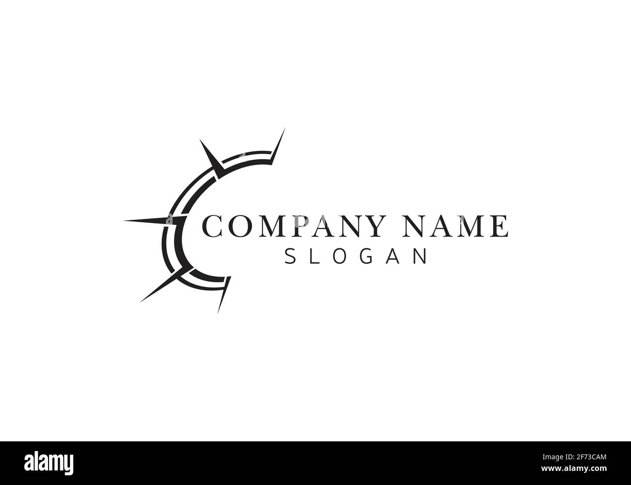 Creative Compass Concept Logo Design Template. Compass Logo sign and ...