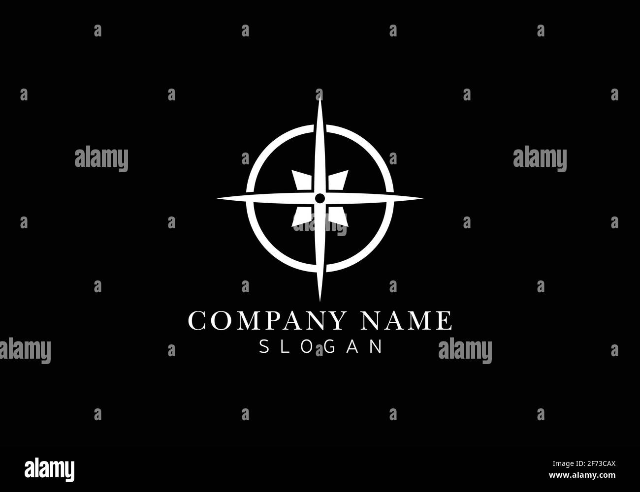 Creative Compass Concept Logo Design Template. Compass Logo sign and ...