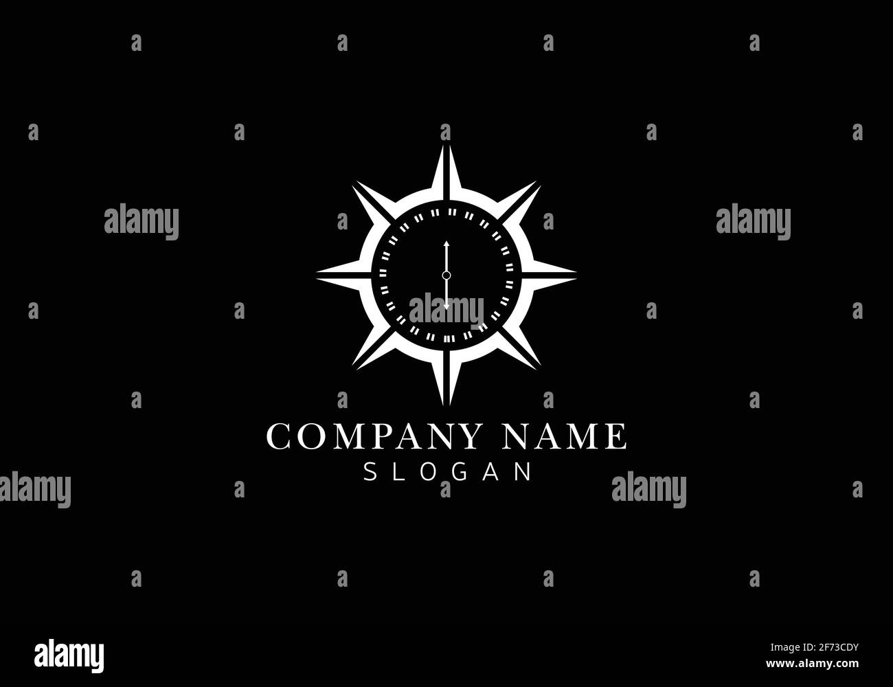 Creative Compass Concept Logo Design Template. Compass Logo sign and ...