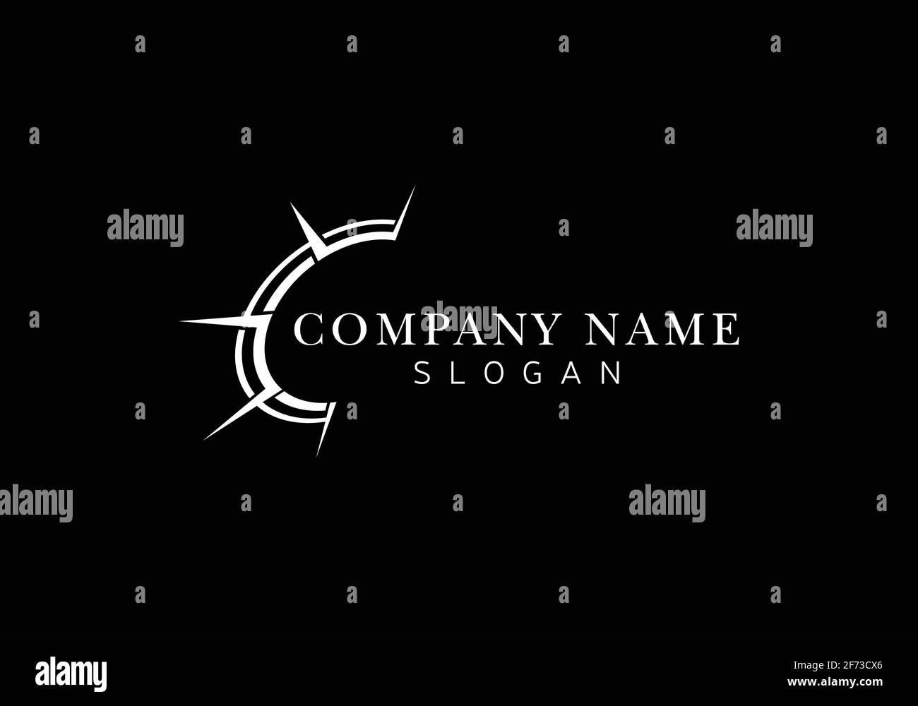 Creative Compass Concept Logo Design Template. Compass Logo sign and ...