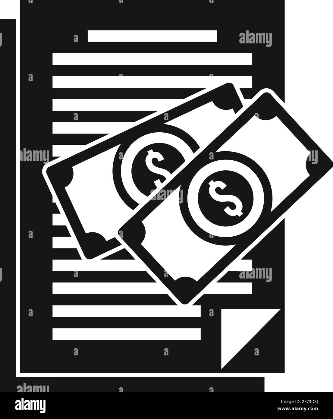 Document bribery money icon, simple style Stock Vector Image & Art - Alamy