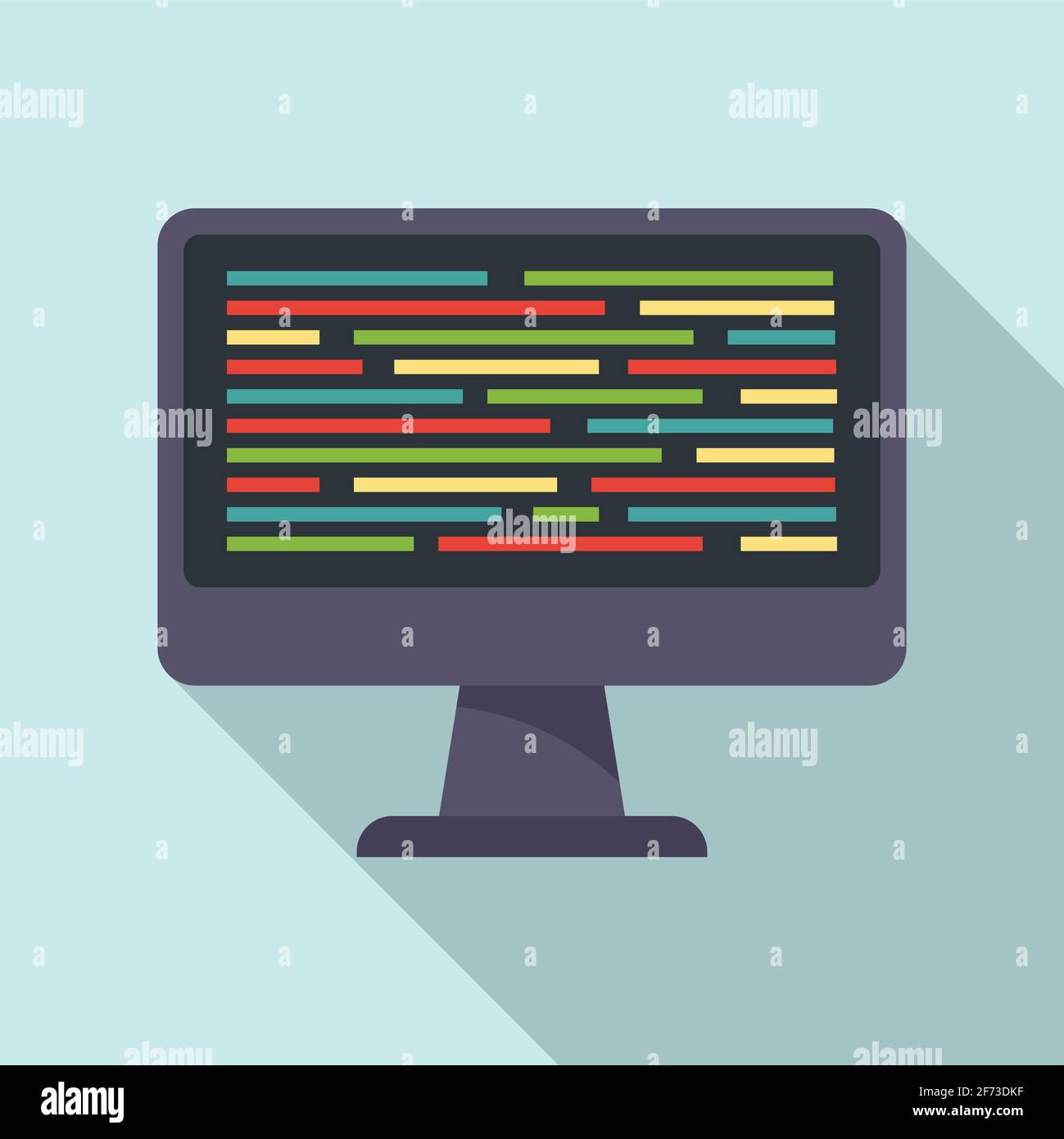Testing Software Performance Icon Flat Style Stock Vector Image And Art