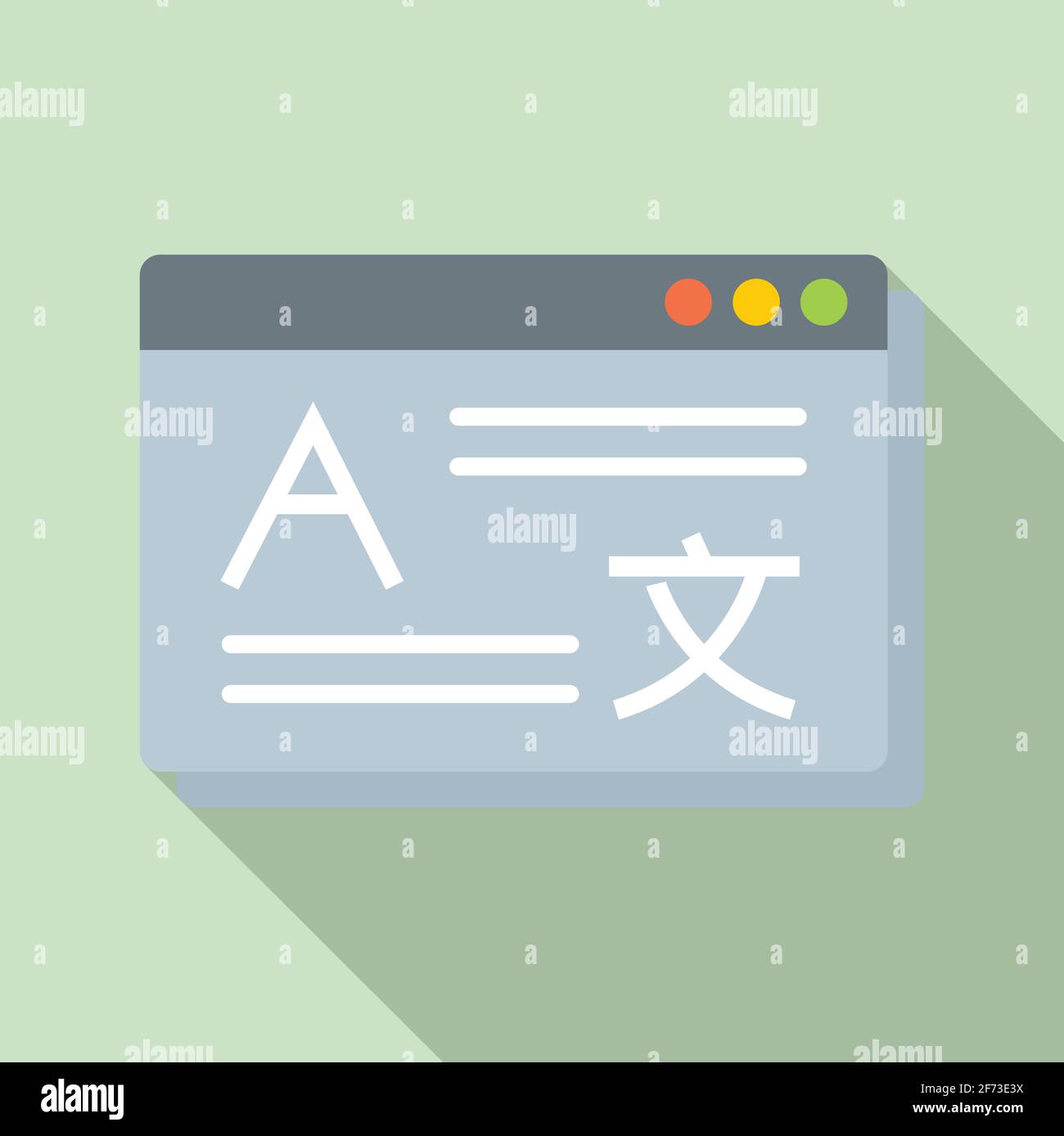 Flat icon translate people Stock Vector Images - Alamy