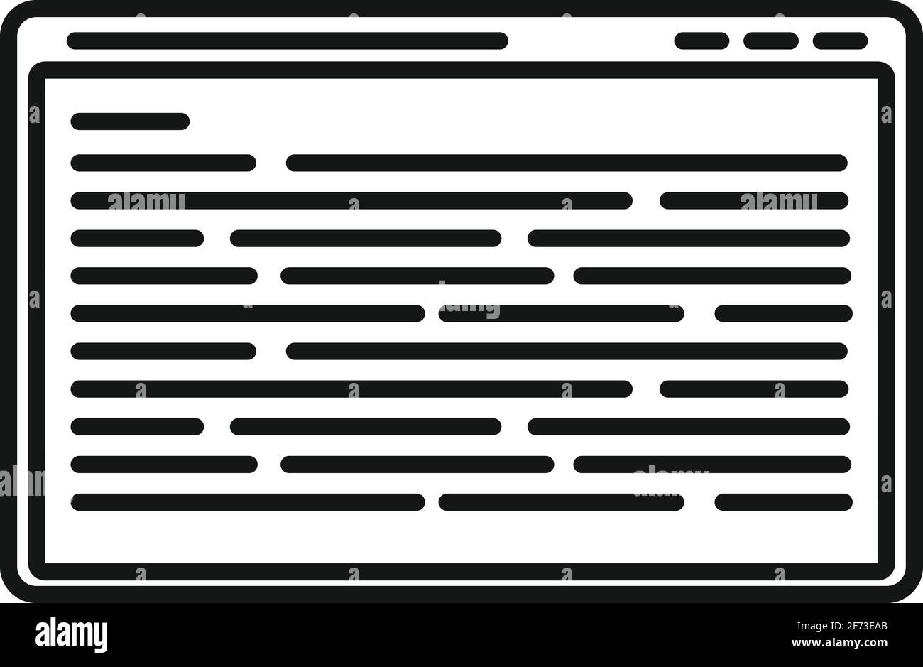 Web Page Testing Software Icon Outline Style Stock Vector Image And Art