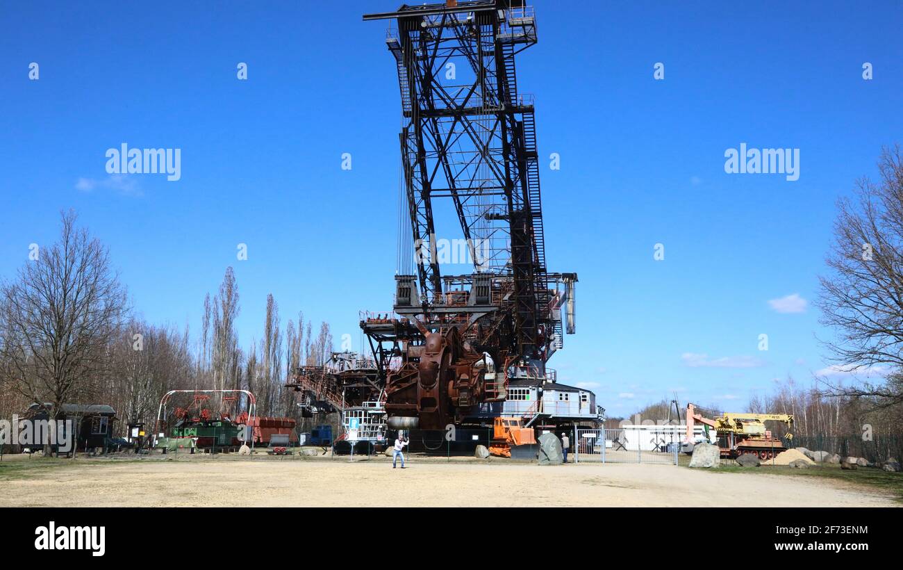 Der Bagger 1452 am Standort Hagenwerder bei Görlitz ist ein ...