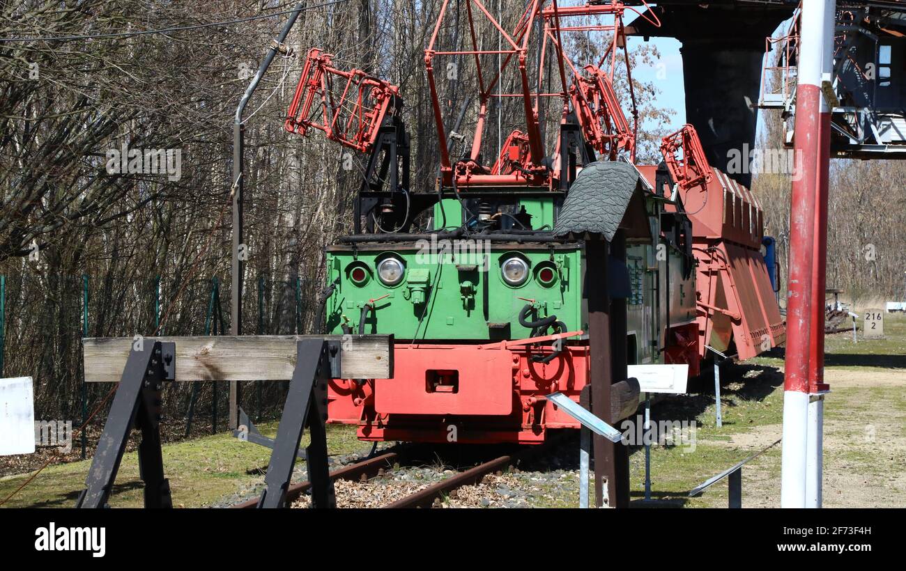 Der Bagger 1452 am Standort Hagenwerder bei Görlitz ist ein ...